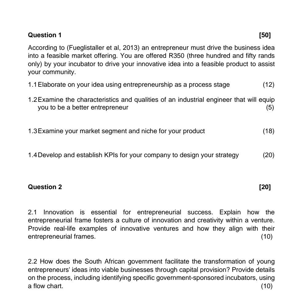 Solved Question 1[50]According to (Fueglistaller et | Chegg.com