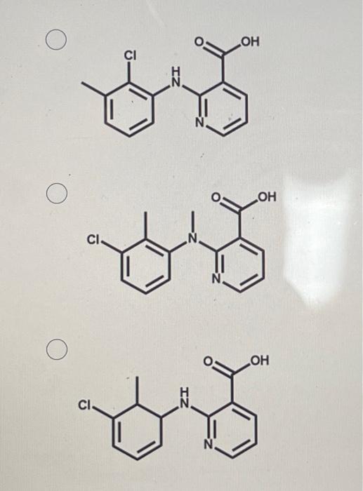 Solved Clonixin is a nonsteroidal anti-inflammatory drug. | Chegg.com