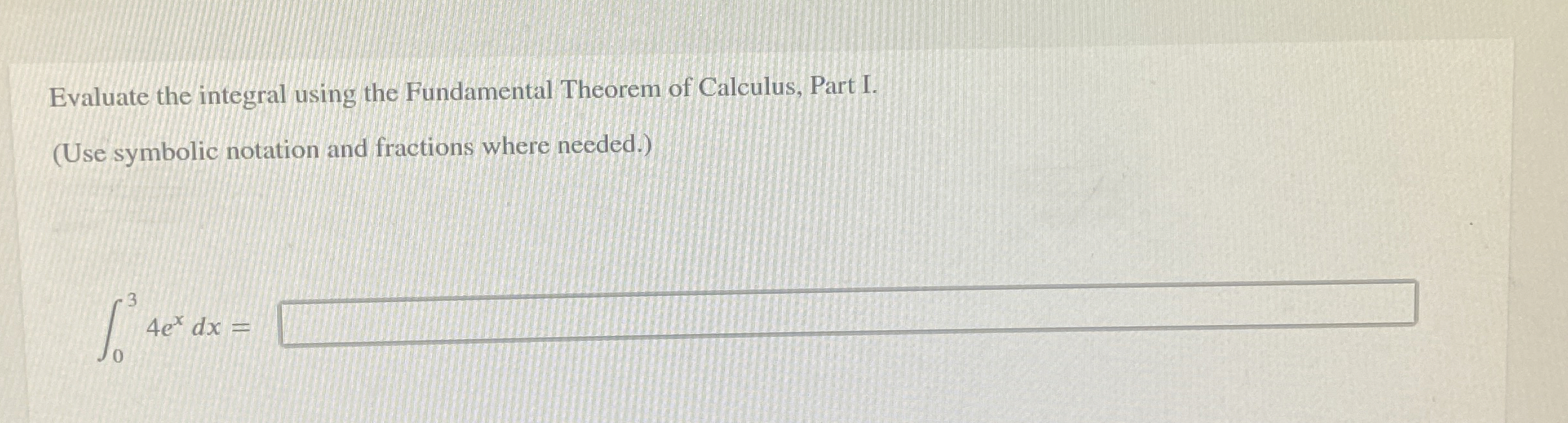 Solved Evaluate the integral using the Fundamental Theorem | Chegg.com