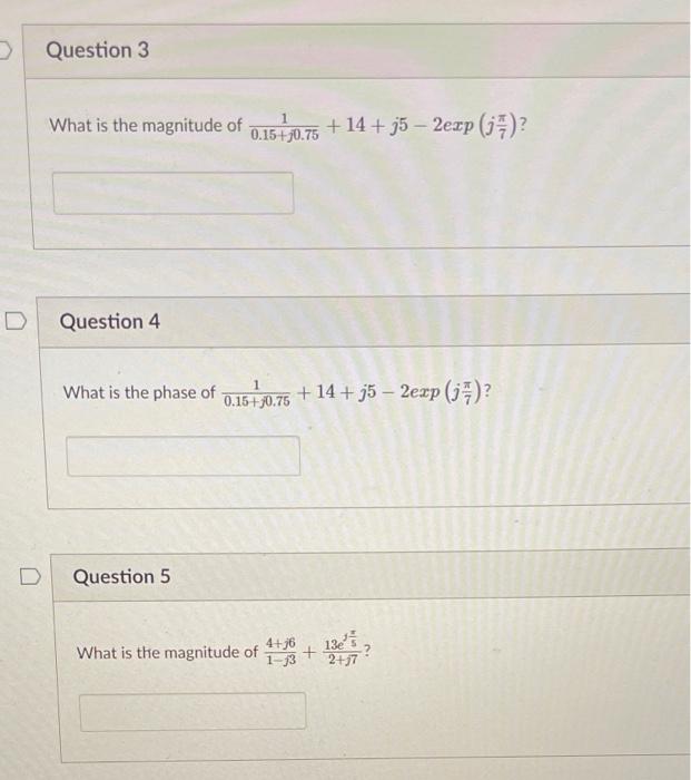 Solved Simplify the following complex number expressions and | Chegg.com