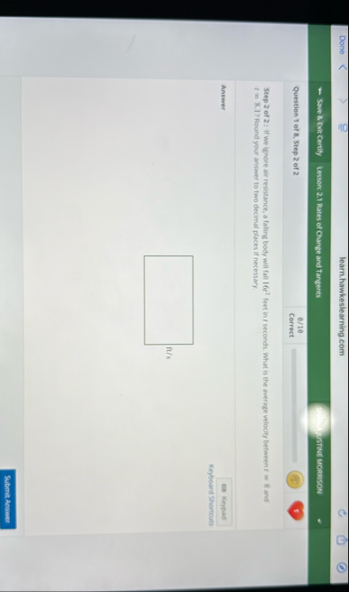 Solved Donelearn.hawkeslearning.comSave & Exit | Chegg.com