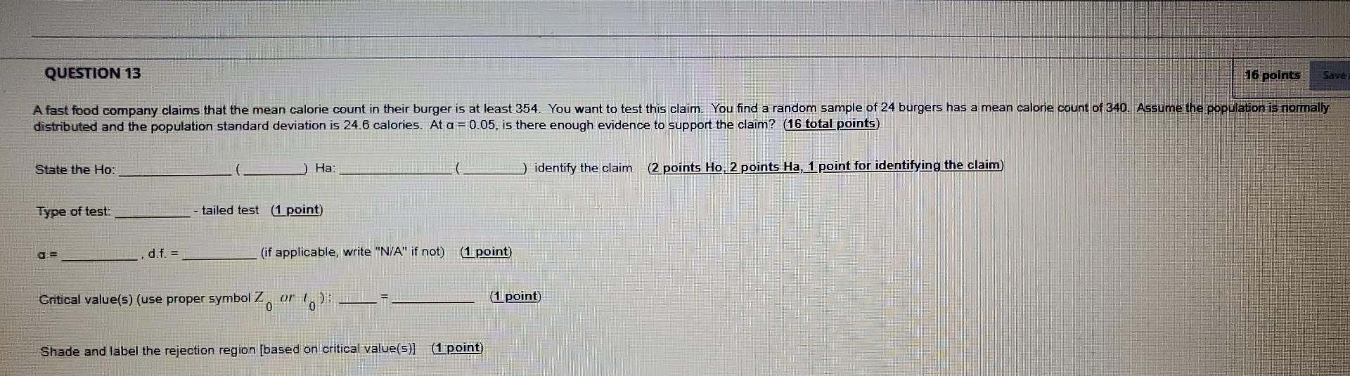 Solved distributed and the population standard deviation is | Chegg.com