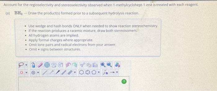 Solved wAccount for the regioselectivity and | Chegg.com