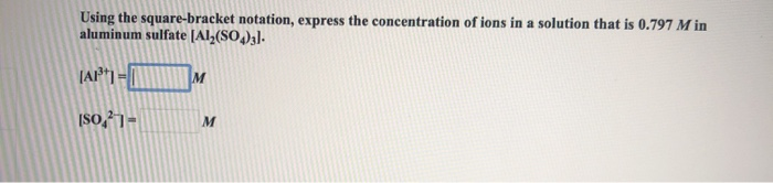 Solved Using the square-bracket notation, express the | Chegg.com