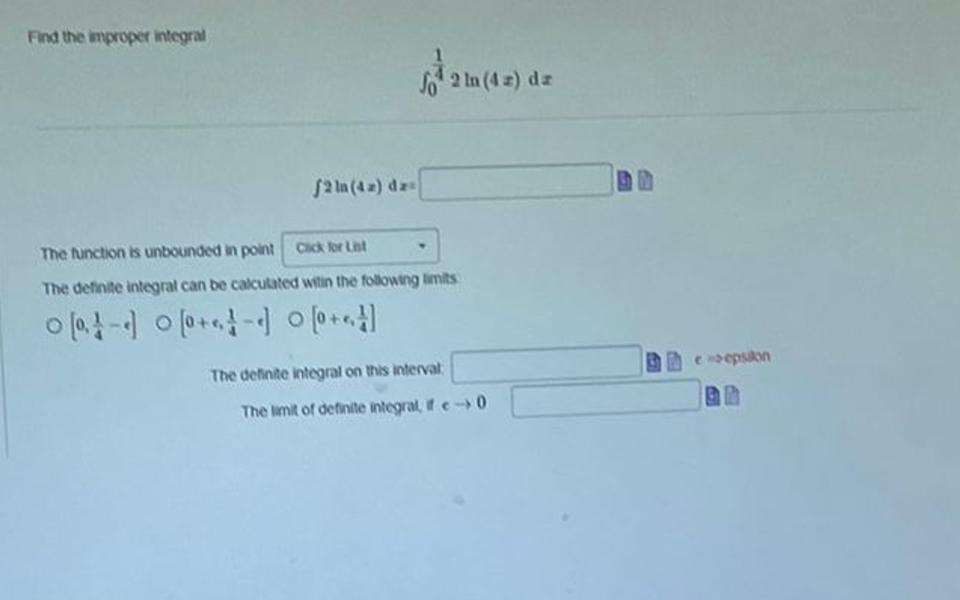 Solved Find the improper | Chegg.com