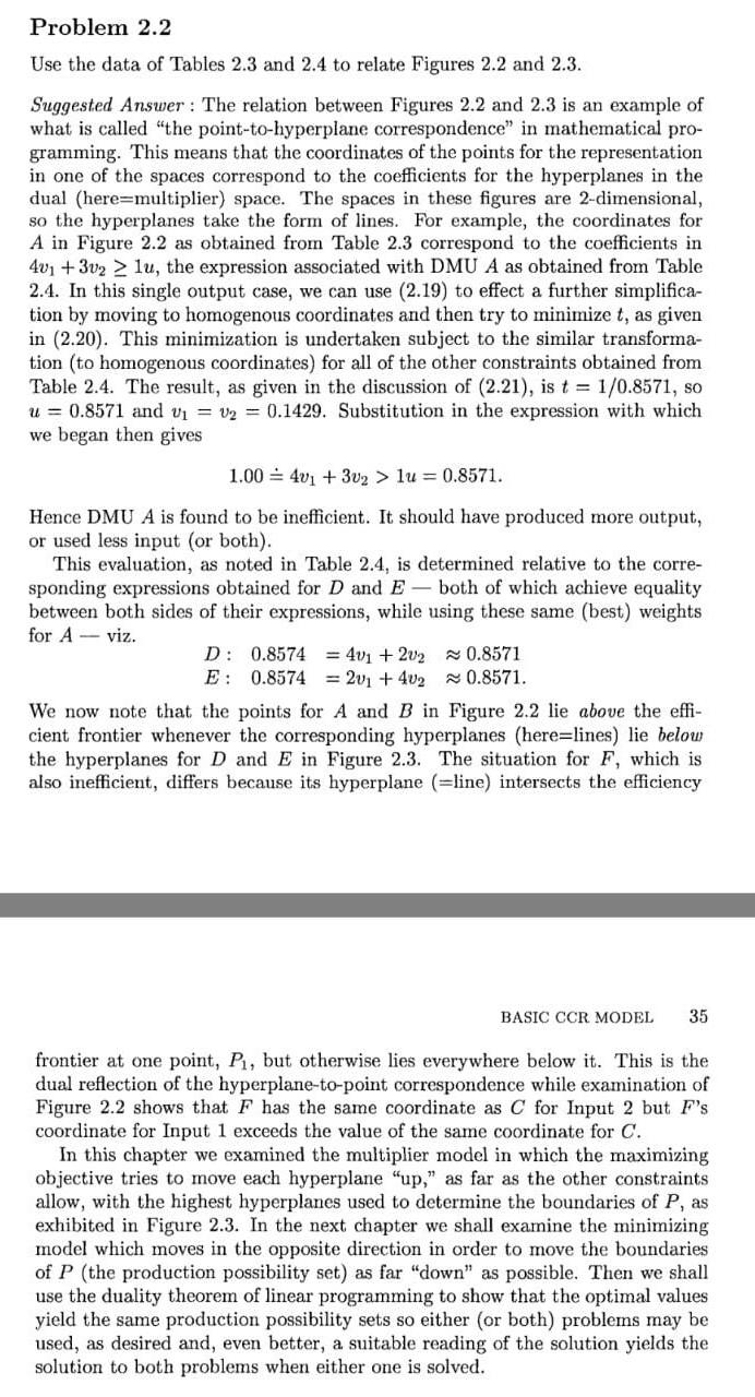 Solved Problem 22 Use The Data Of Tables 23 And 24 To 8504