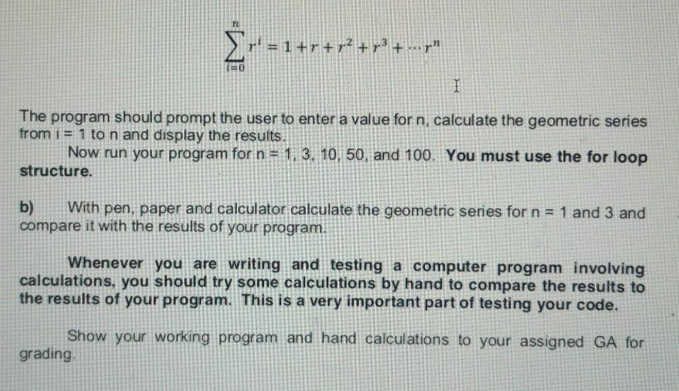 Solved Part 2: MATLAB: Repetition Structures 3) The | Chegg.com