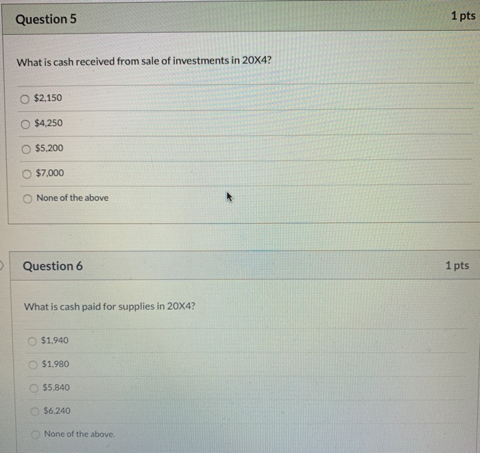 Solved Use the following to answer questions 1-8: The | Chegg.com Solved Use the following to answer questions 1-8: The | Chegg.com