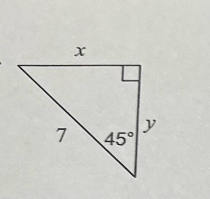 Solved find x and y | Chegg.com