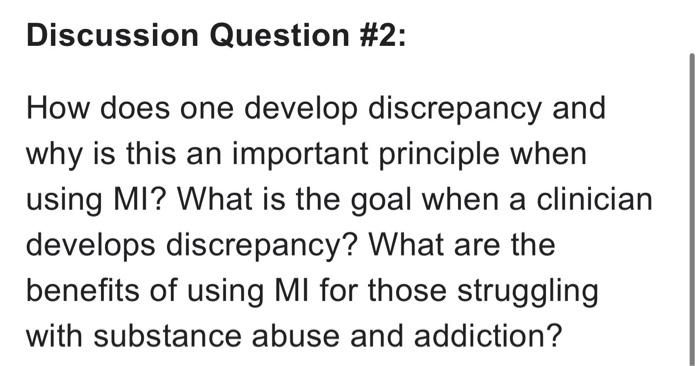 [Solved]: Discussion Question #2: How does one develop dis