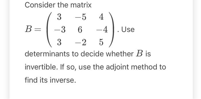 Solved Let A,B,C and D be 3×3 matrices such that | Chegg.com