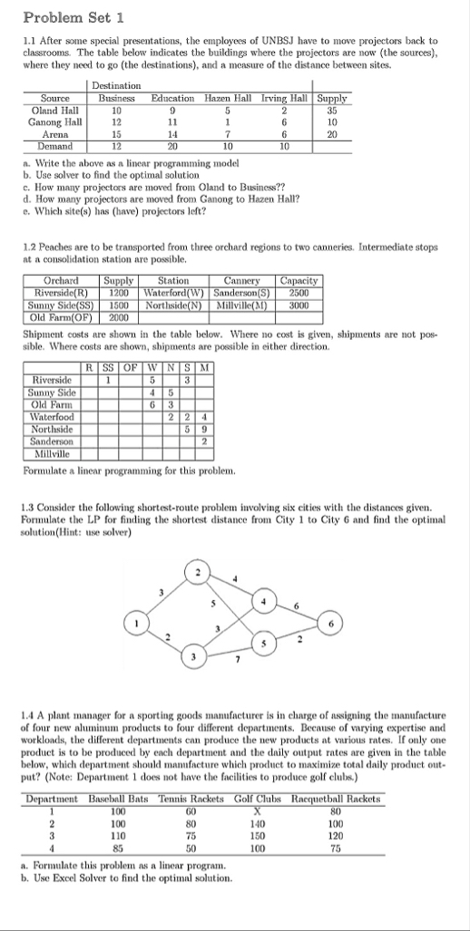 Solved Problem Set 11.1 ﻿After some special presentations, | Chegg.com