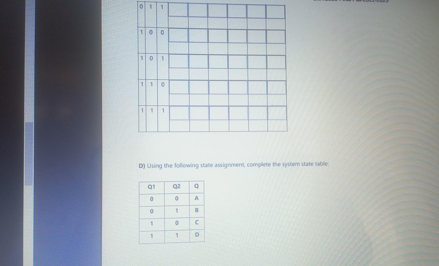 Solved Consider the following sequential circuit: A) | Chegg.com
