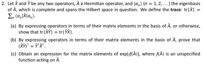 Solved How to work out using operators in terms of their | Chegg.com