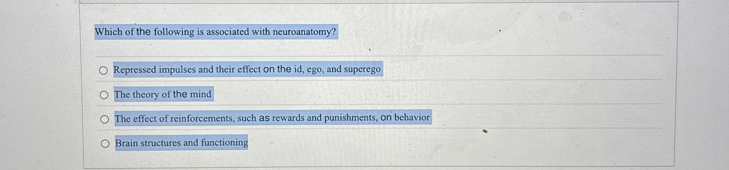 Solved Which of the following is associated with | Chegg.com
