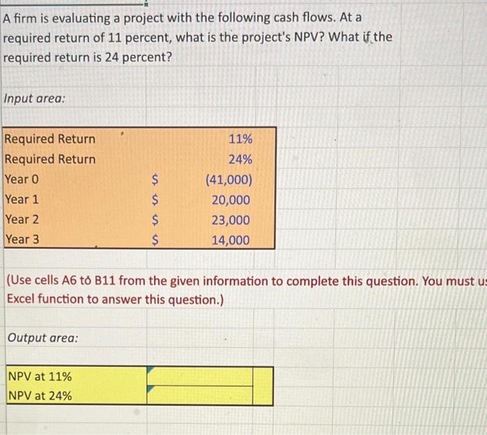 Solved A firm is evaluating a project with the following | Chegg.com