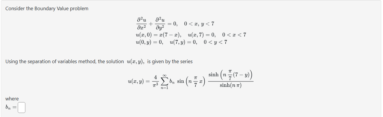 Solved Consider the Boundary Value | Chegg.com
