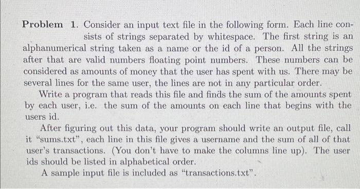 Solved solve in python. second picture is the sample | Chegg.com