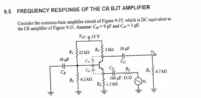 Consider the common-base amplifier circuit of Figure | Chegg.com