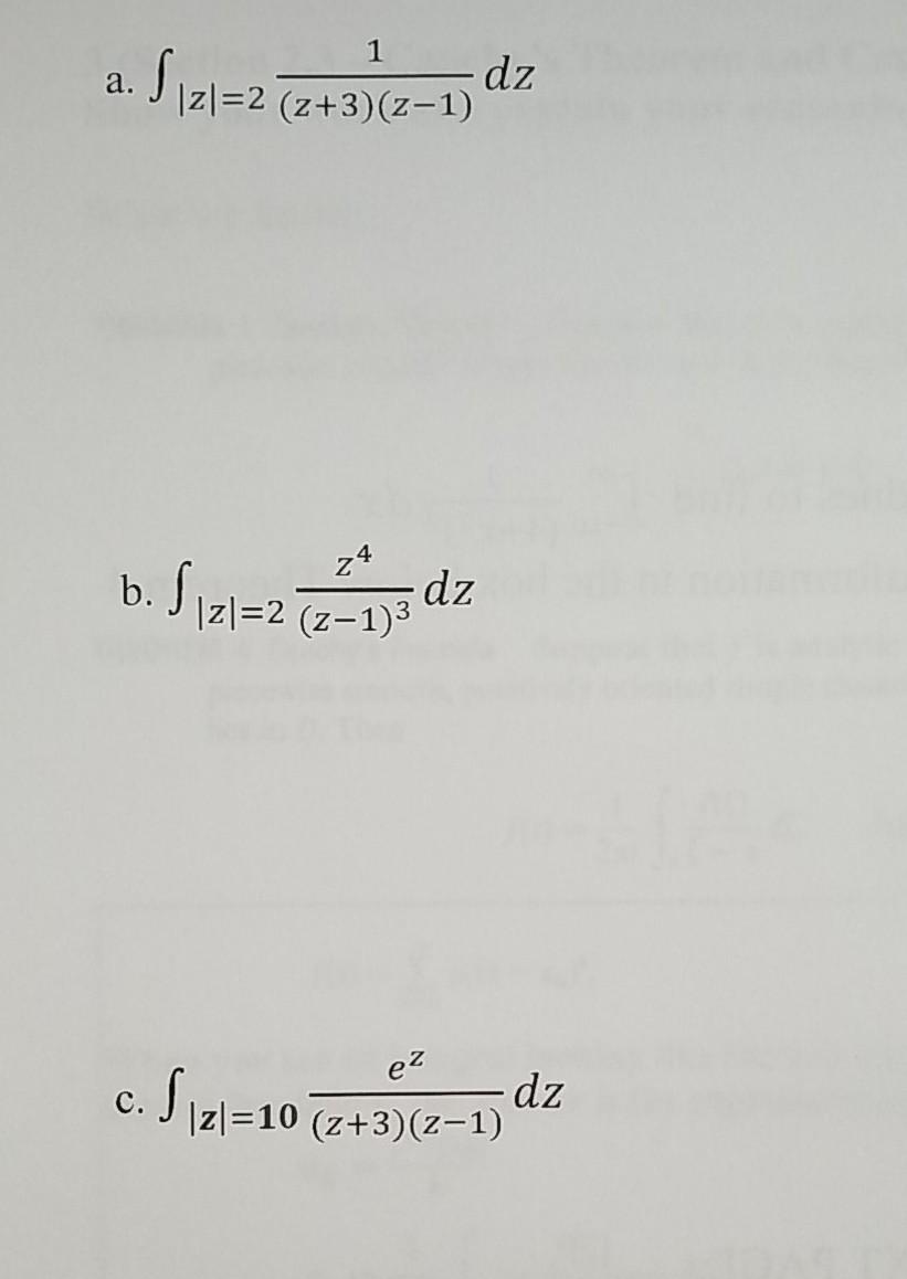 Solved 3.(Section 2.3 - Cauchy's Theorem and Cauchy's | Chegg.com