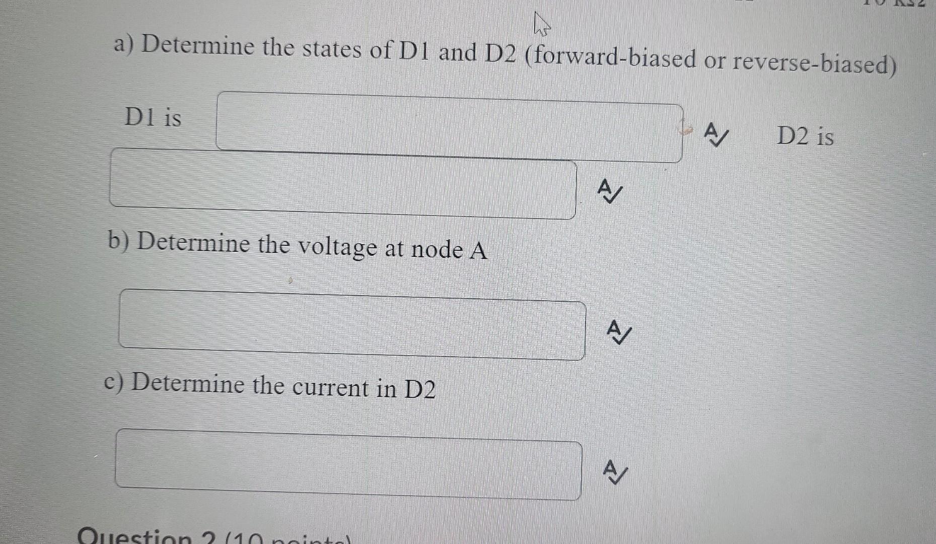 Solved For the circuit in shown, use the constant voltage | Chegg.com