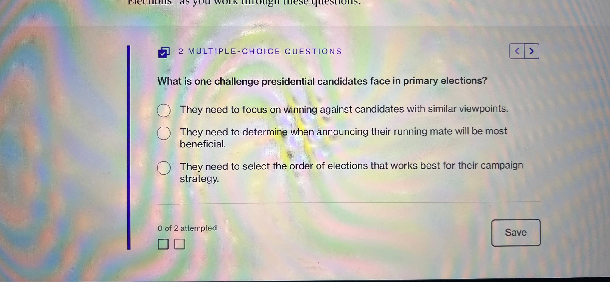 Solved 2 ﻿MULTIPLE-CHOICE QUESTIONSWhat is one challenge | Chegg.com