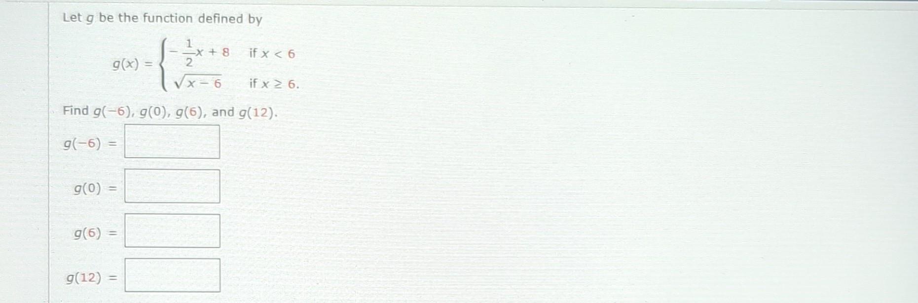 Solved Find the domain of the following function. | Chegg.com