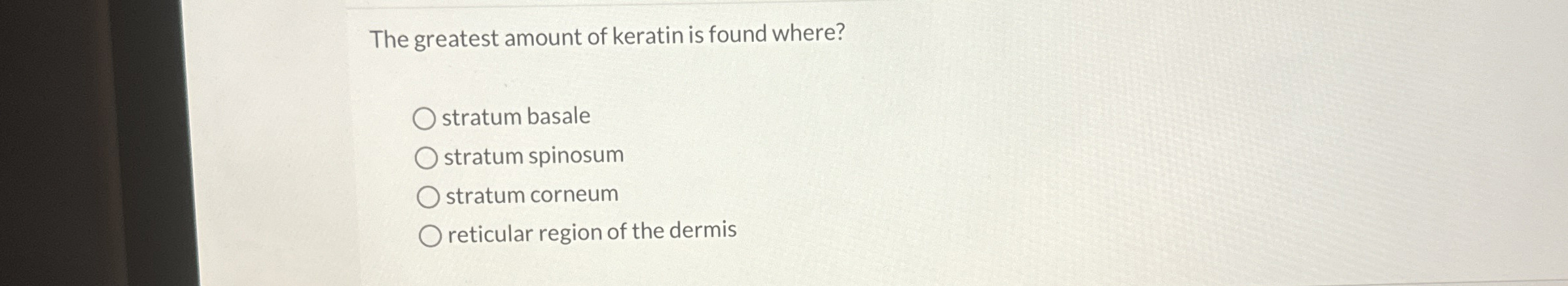 Solved The integument consists of which of the | Chegg.com