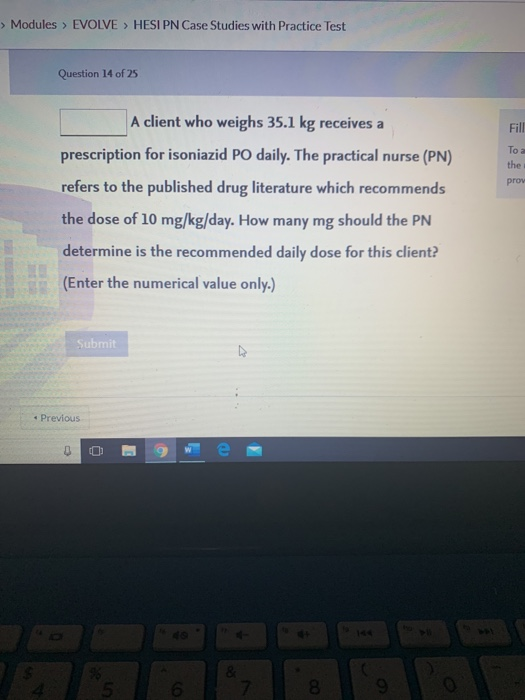 Solved > Modules > EVOLVE > HESI PN Case Studies with | Chegg.com
