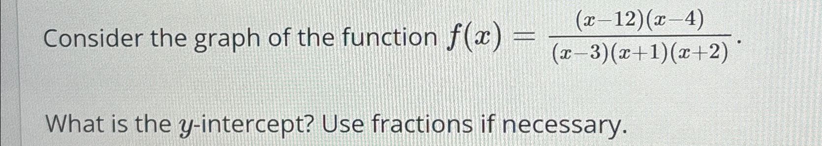 Solved Consider the graph of the function | Chegg.com