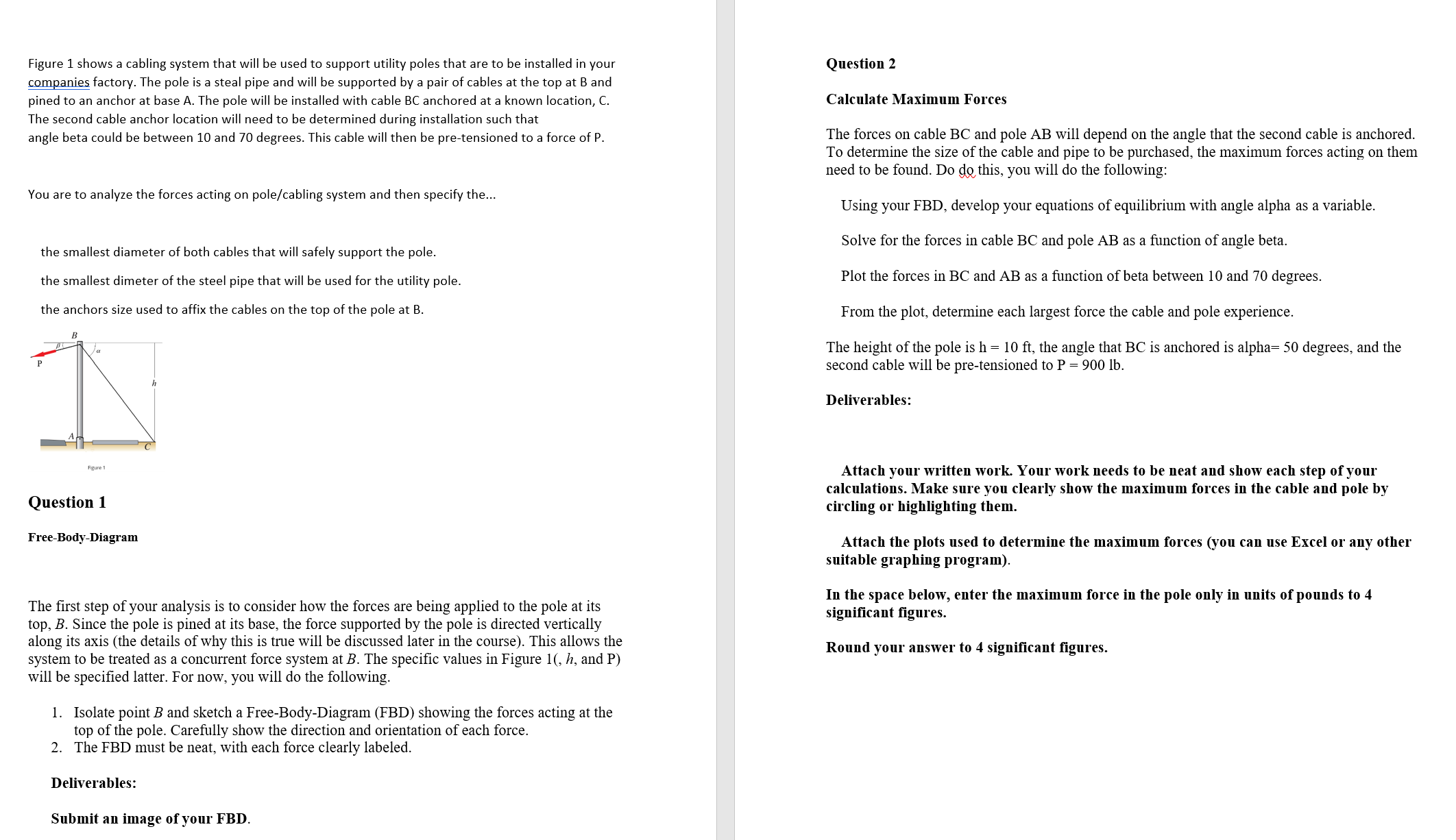 Solved Answer Question 2 ﻿Please Question 2Calculate Maximum | Chegg.com