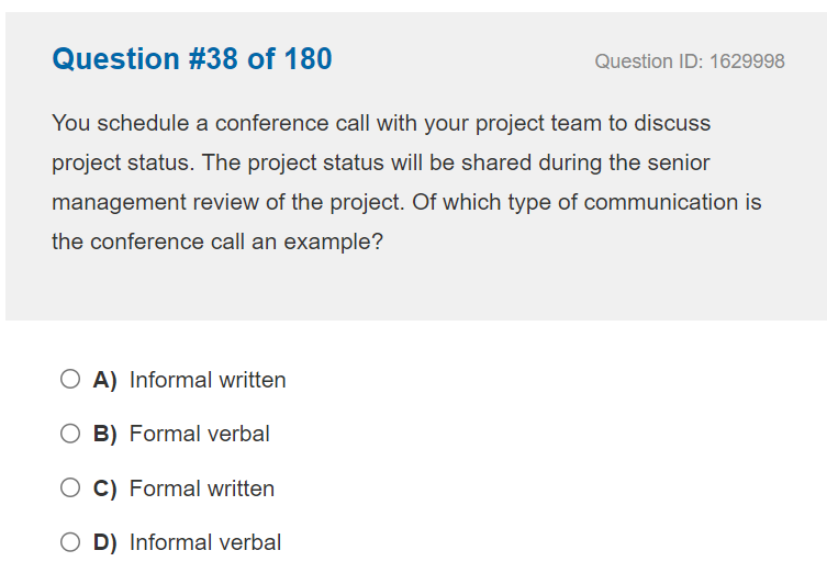 Solved Question #38 ﻿of 180You schedule a conference call | Chegg.com
