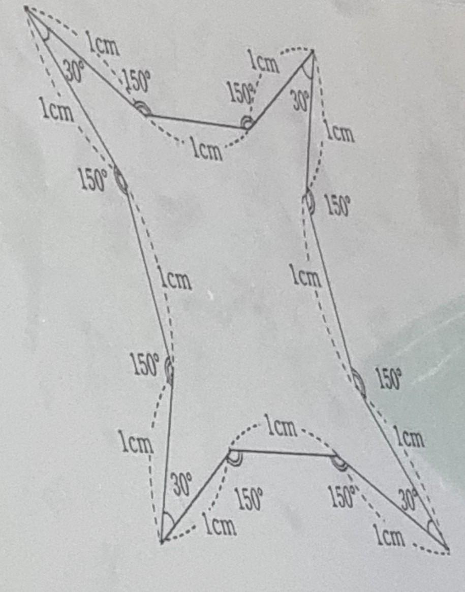 Solved 6x= 6y= The area of thia shape is equal to the | Chegg.com