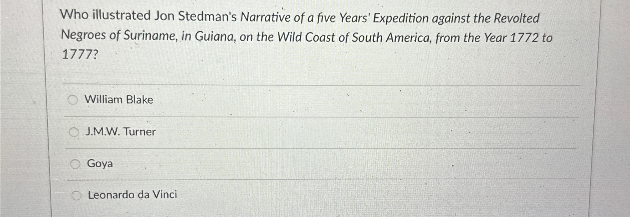 Solved Who illustrated Jon Stedman's Narrative of a five | Chegg.com