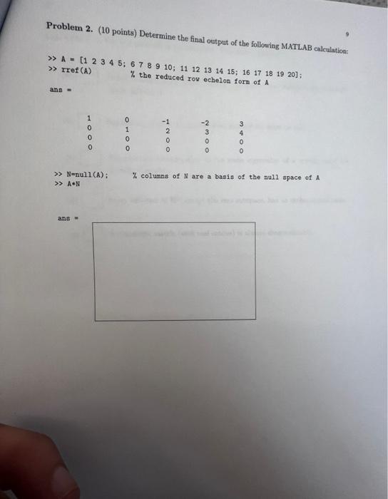 Solved Problem 2. (10 points) Determine the final output of | Chegg.com