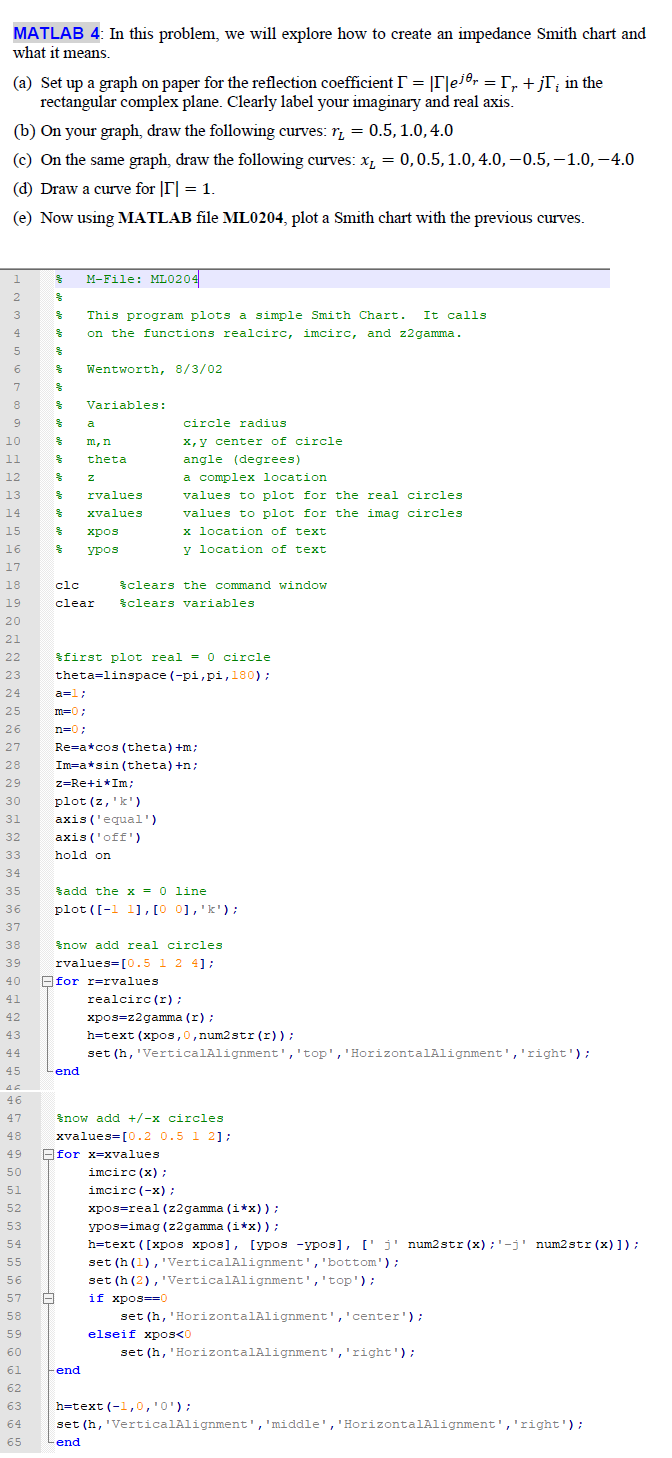 Please provide the MATLAB Code support, using the | Chegg.com