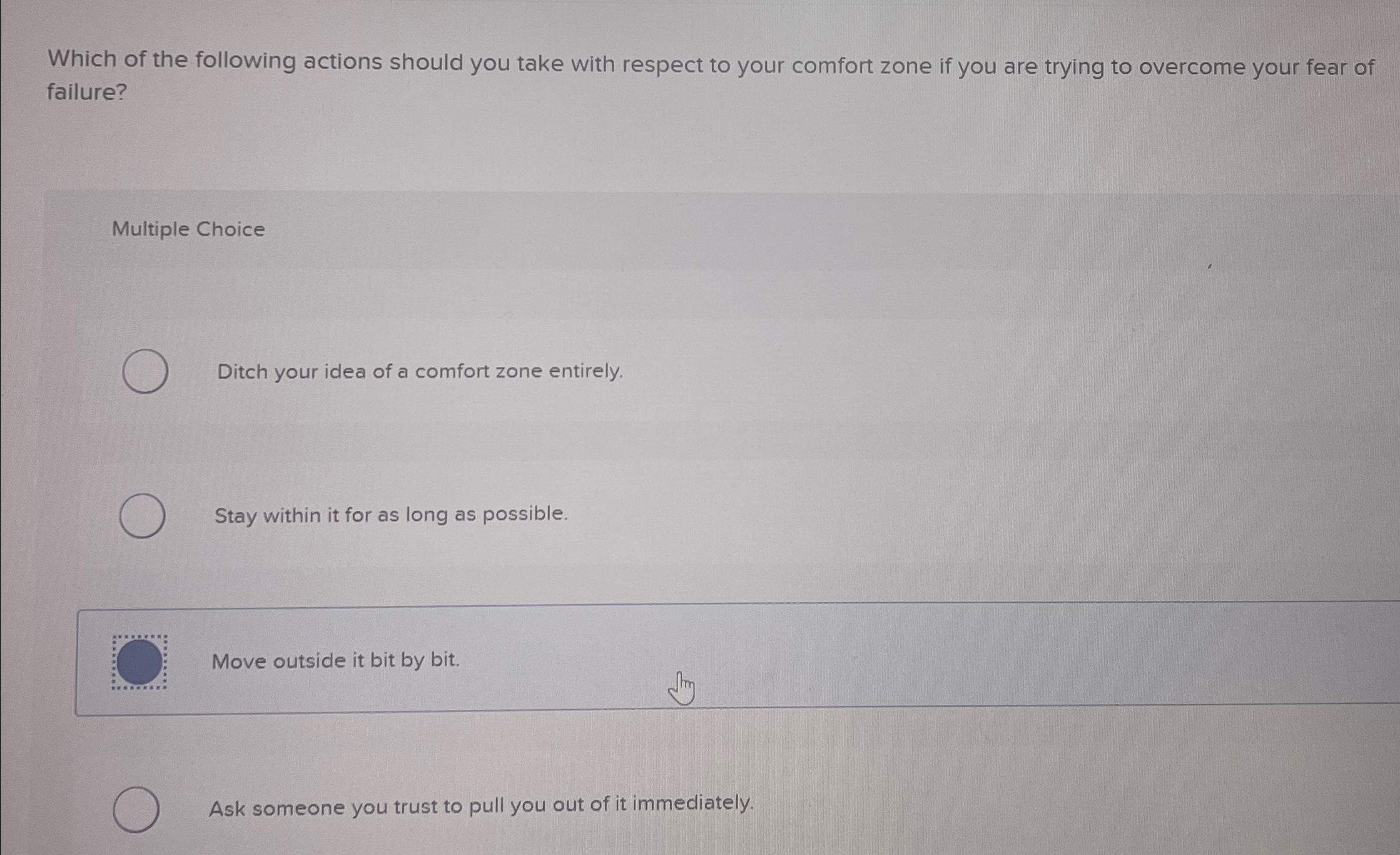 Solved Which of the following actions should you take with | Chegg.com