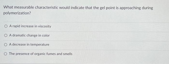 Solved What measurable characteristic would indicate that | Chegg.com