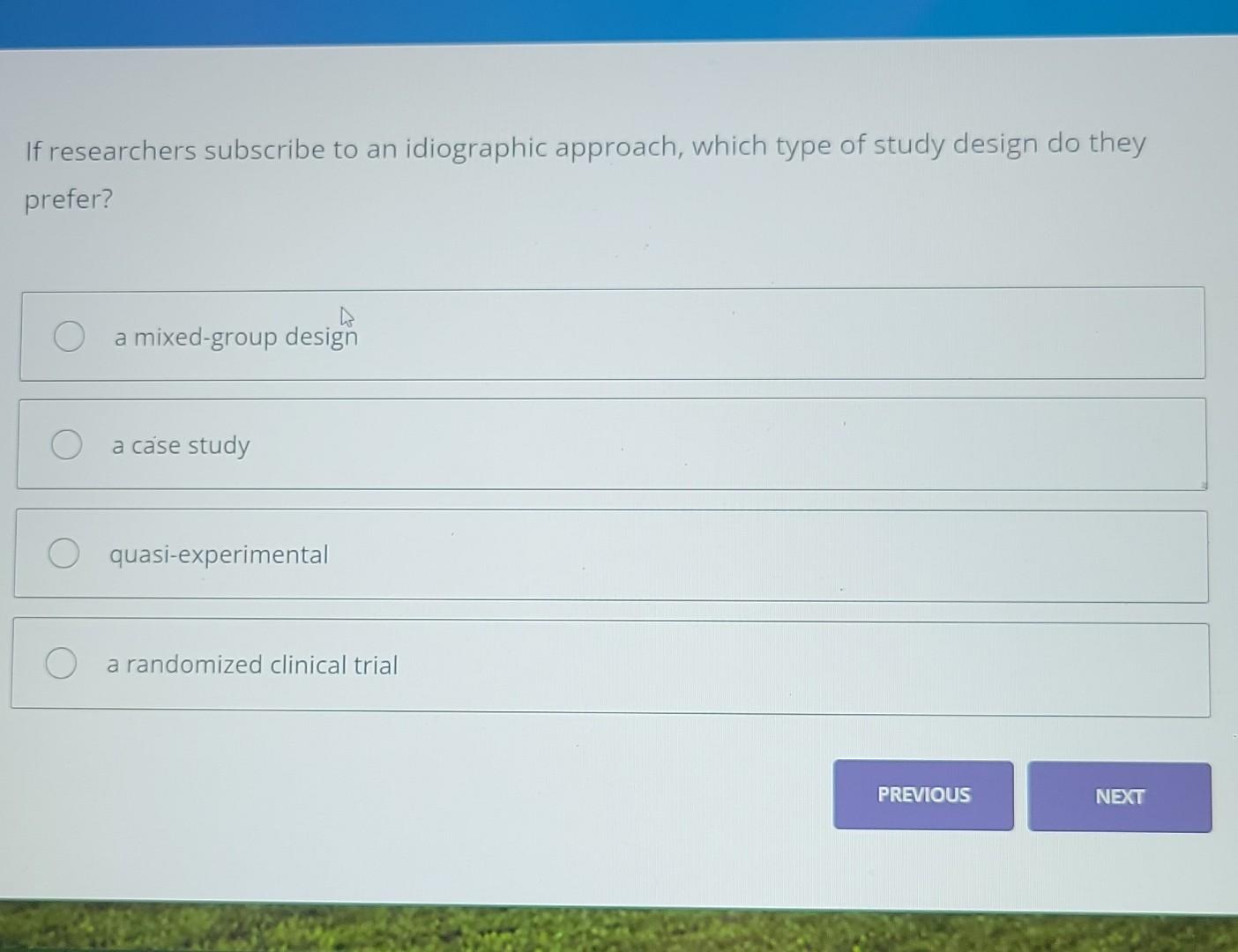 Solved Why do researchers who do efficacy studies insist | Chegg.com