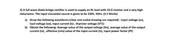 Solved Power Electronics Course/ No. 12110236 Homework No.1 | Chegg.com