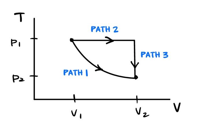 Solved The graph shows the paths for three different | Chegg.com