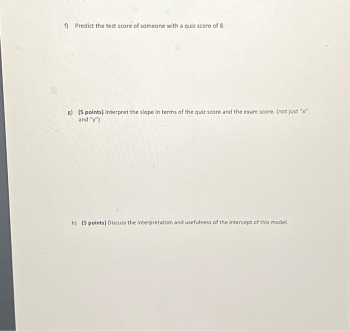 Solved 13. (4 points ea. Unless otherwise noted) The table | Chegg.com