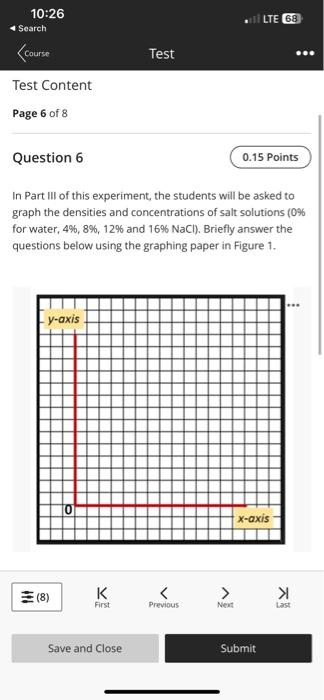 Solved Density of NaCl To determine the relationship between | Chegg.com