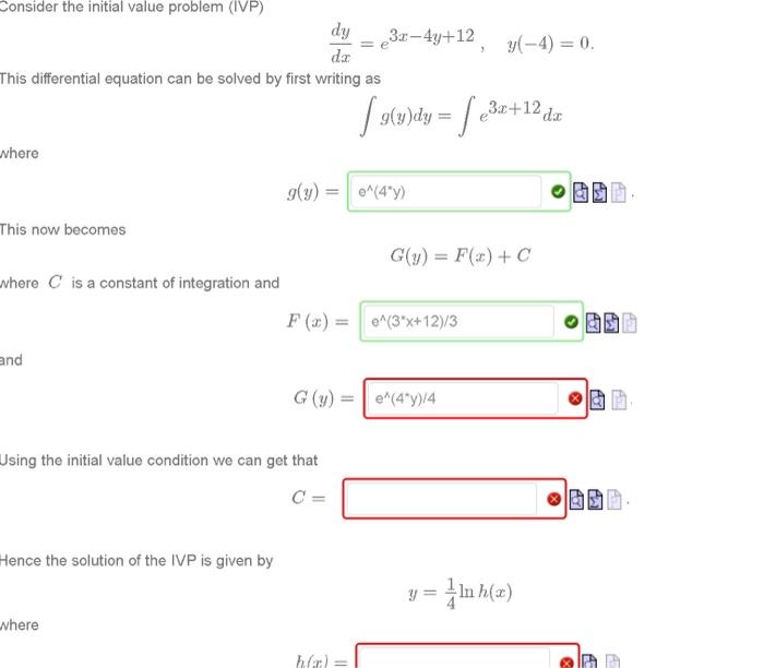 Solved Consider the initial value problem (IVP) | Chegg.com