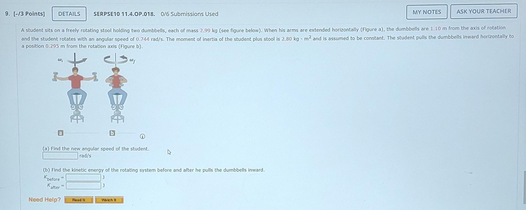Solved a position 0.295 m from the rotation axis (Figure b). | Chegg.com