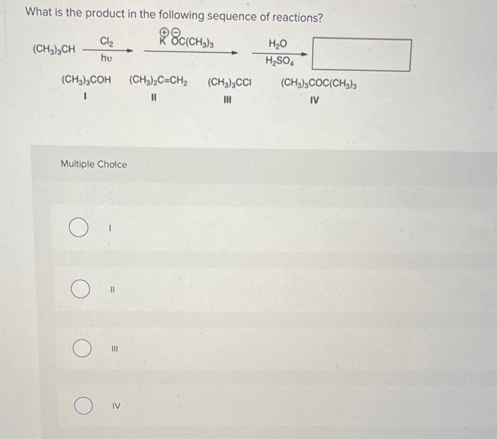 Solved What is the product in the following sequence of | Chegg.com Solved What is the product in the following sequence of | Chegg.com