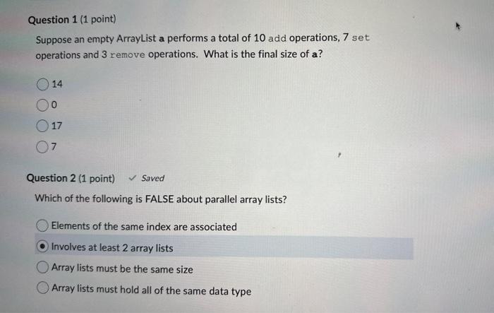 Solved Consider the array list numbers: [8,6,7,5,3,0,9] | Chegg.com