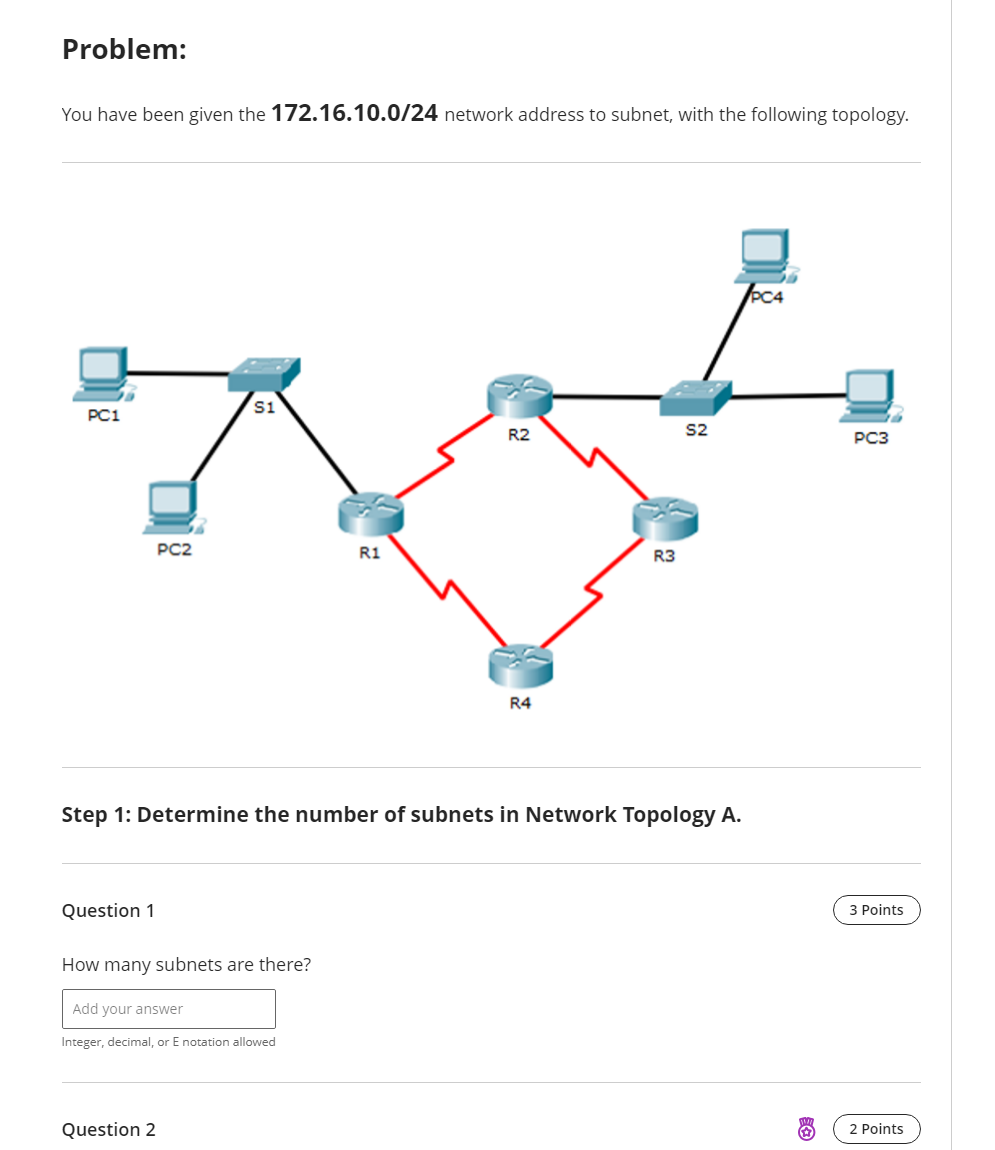 Solved Step 1: Determine the number of subnets in Network | Chegg.com Solved Step 1: Determine the number of subnets in Network | Chegg.com