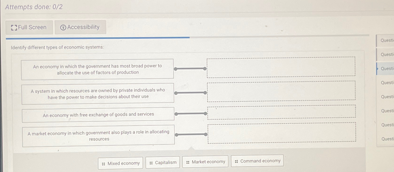 Solved Attempts done: 0/2Full ScreenIdentify different types | Chegg.com