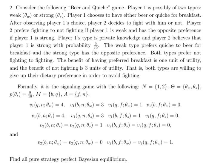 Solved Game theoryPlease tell me the process of solving this | Chegg.com